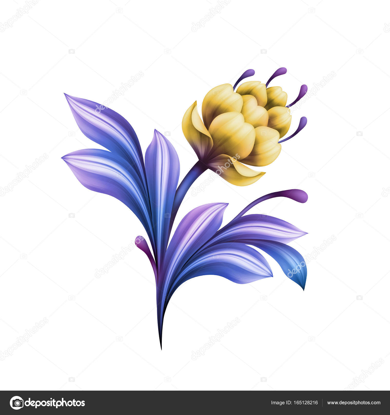 Abstract Flower Clip Art