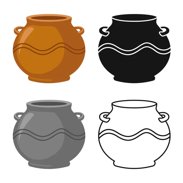Tinajas barro imágenes de stock de arte vectorial | Depositphotos