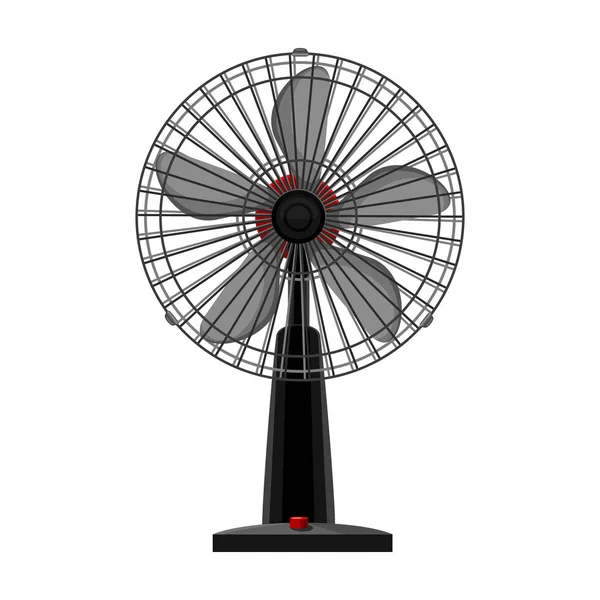 Electric fan cartoon vector set icon.Vector illustration icon air ...