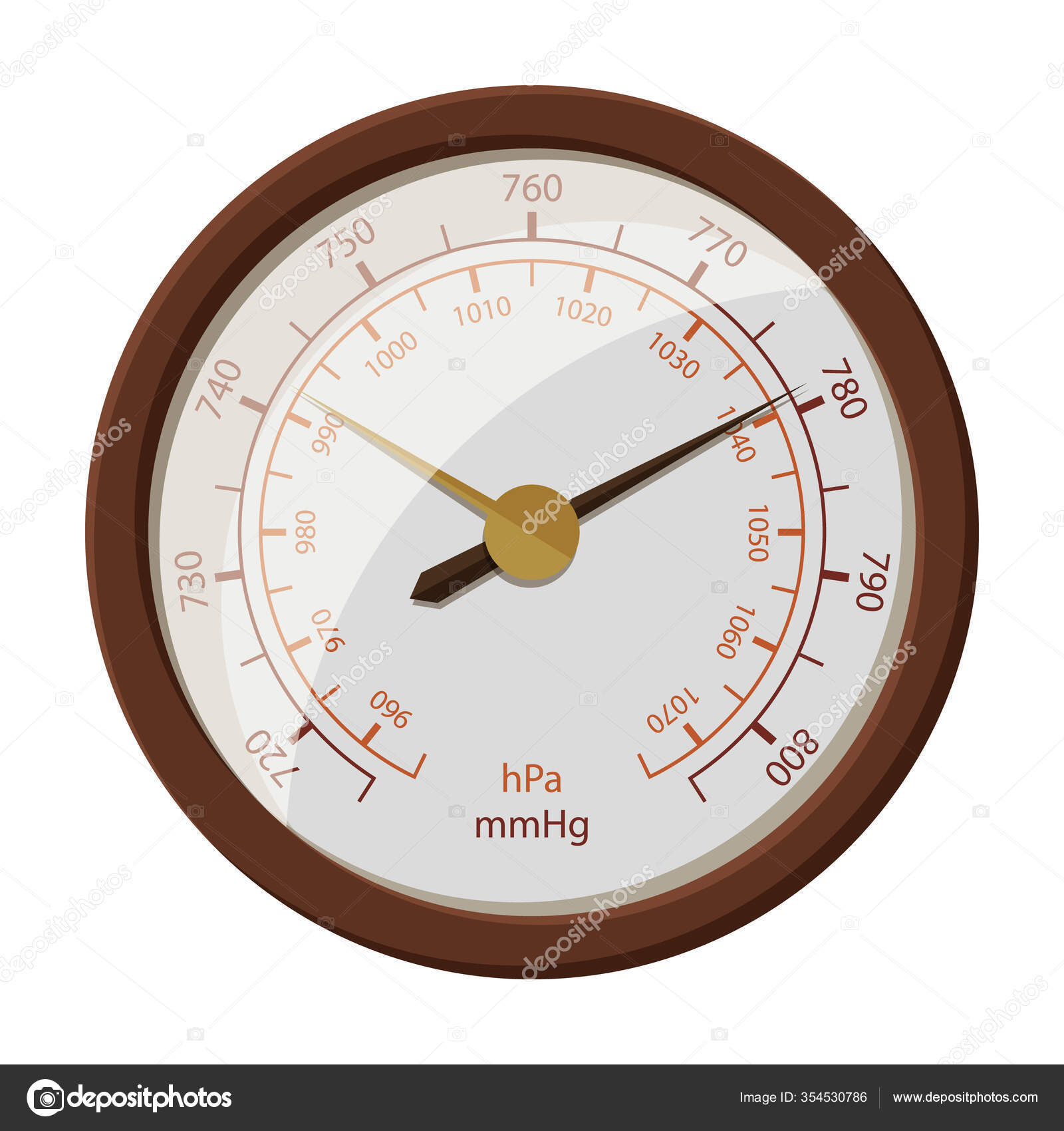 Barometer vector icon.Cartoon vector icon isolated on white background ...