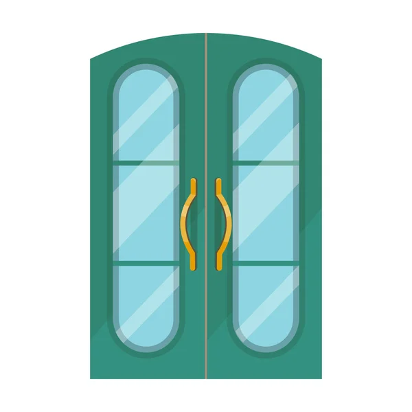 Wooden doors yurts door Vector Art Stock Images | Depositphotos