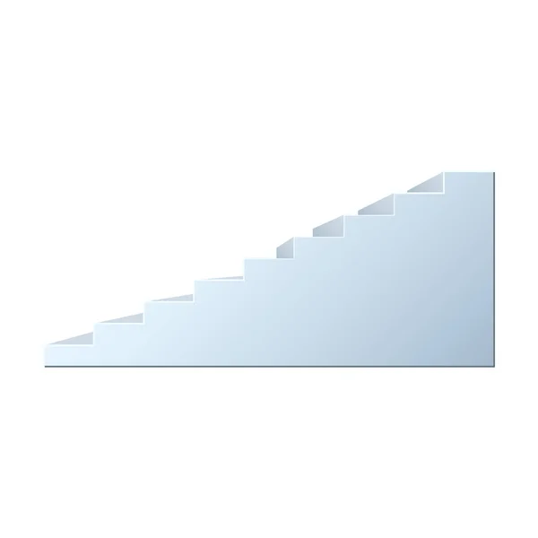 Wooden staircase vector icon.Cartoon vector icon isolated on white ...