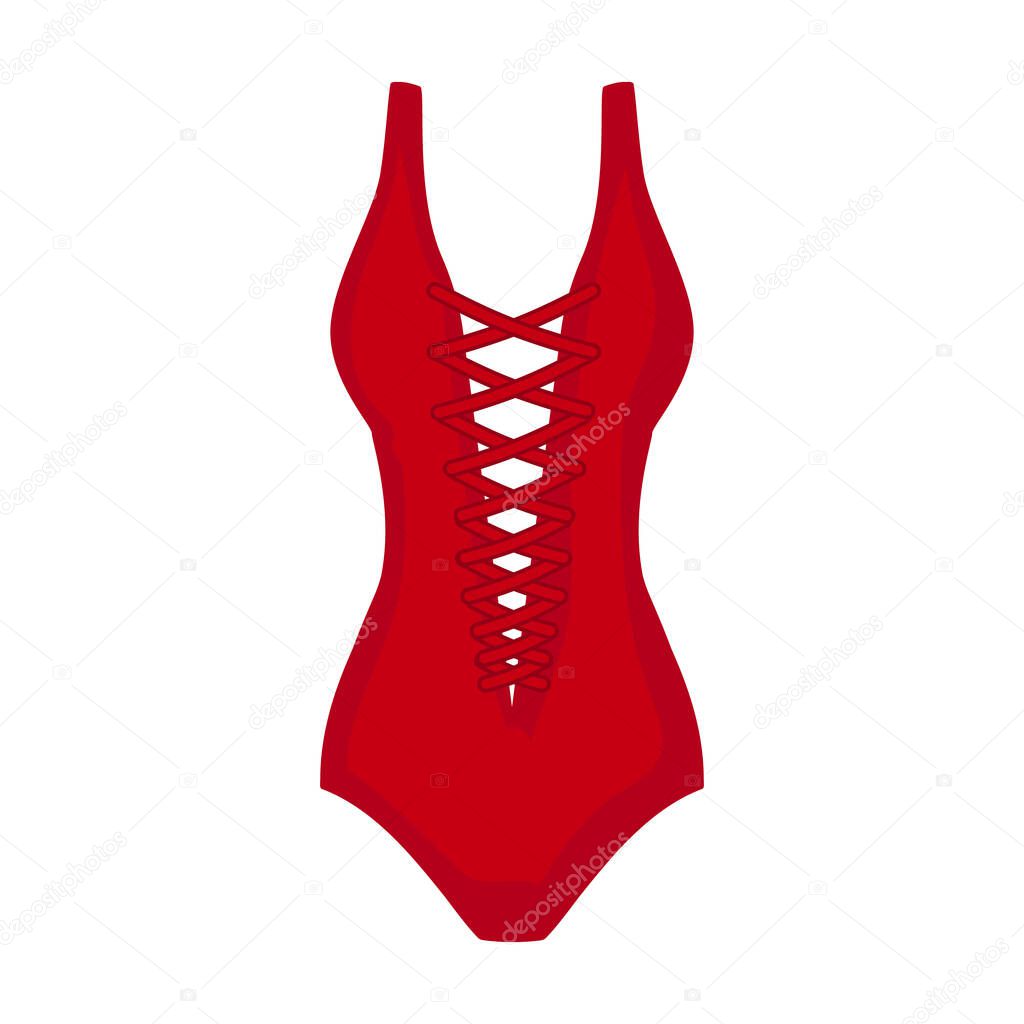 Icono De Vector De Traje De Baño Icono De Vector De Dibujos Animados