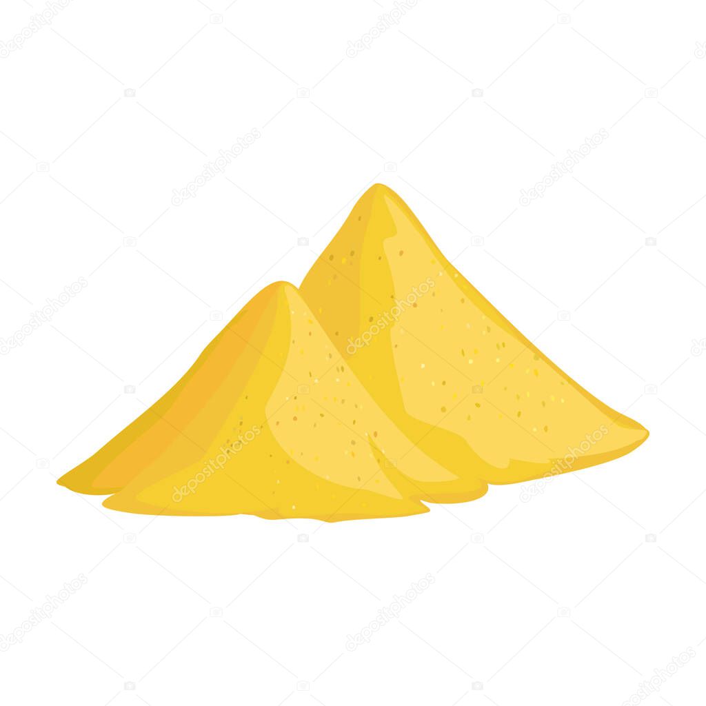 Montón de iconos vector de arena.Icono vector de dibujos animados ...