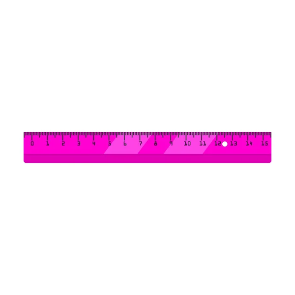 15 cm wood ruler icon, realistic style Stock Vector Image by ...