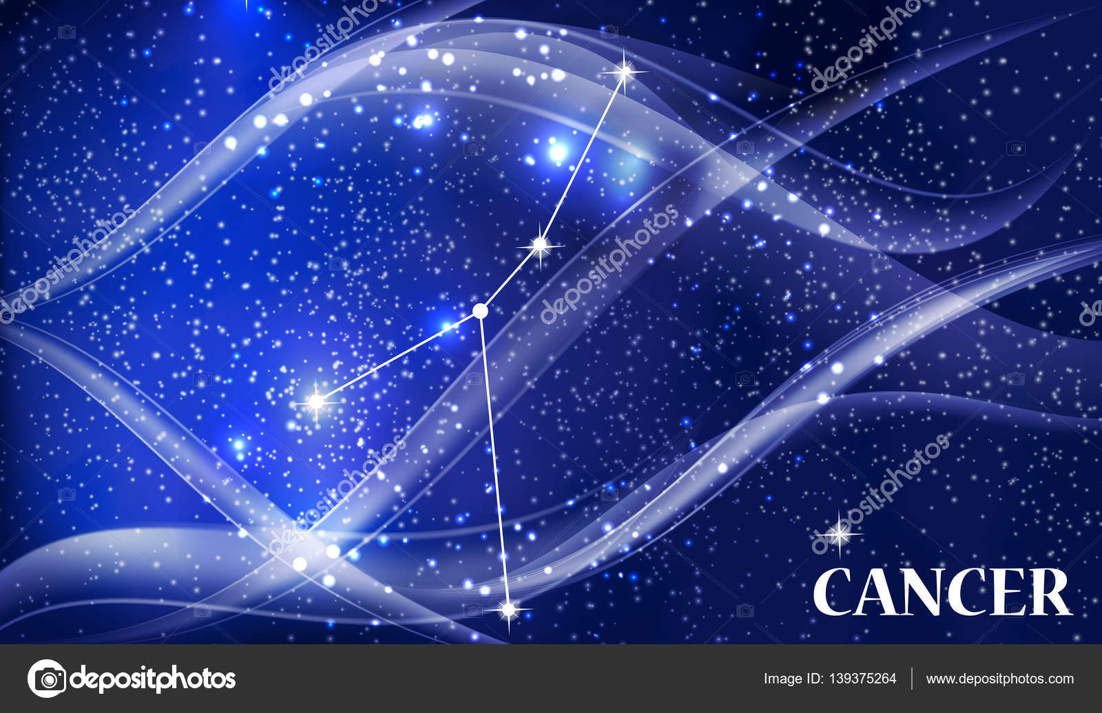 Symbol Cancer Zodiac Sign. Vector Illustration. Stock Vector Image by ...