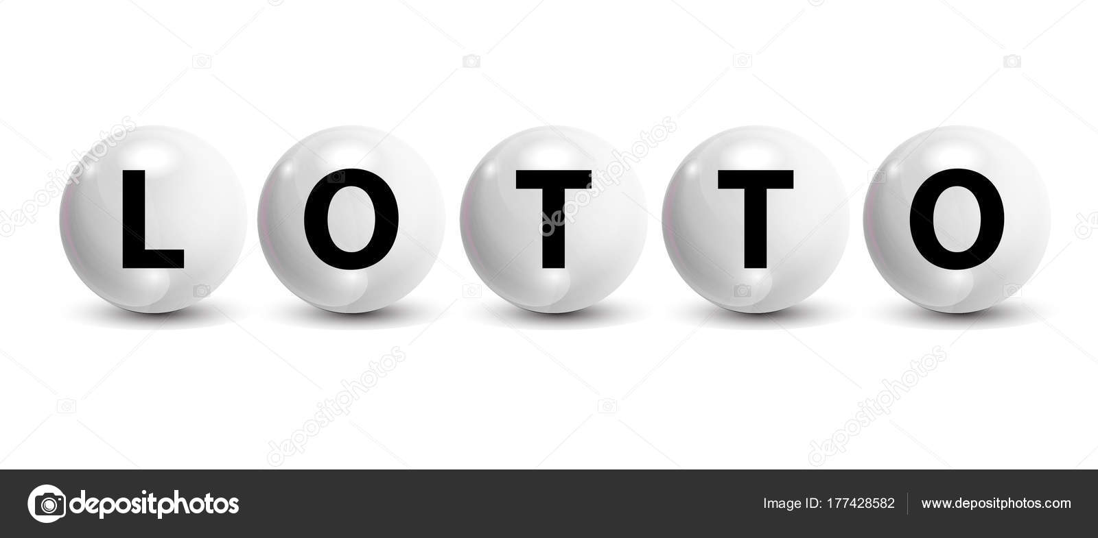 Realistic Ball Lottery Numbers Icon Background Vector Illustrati Stock ...