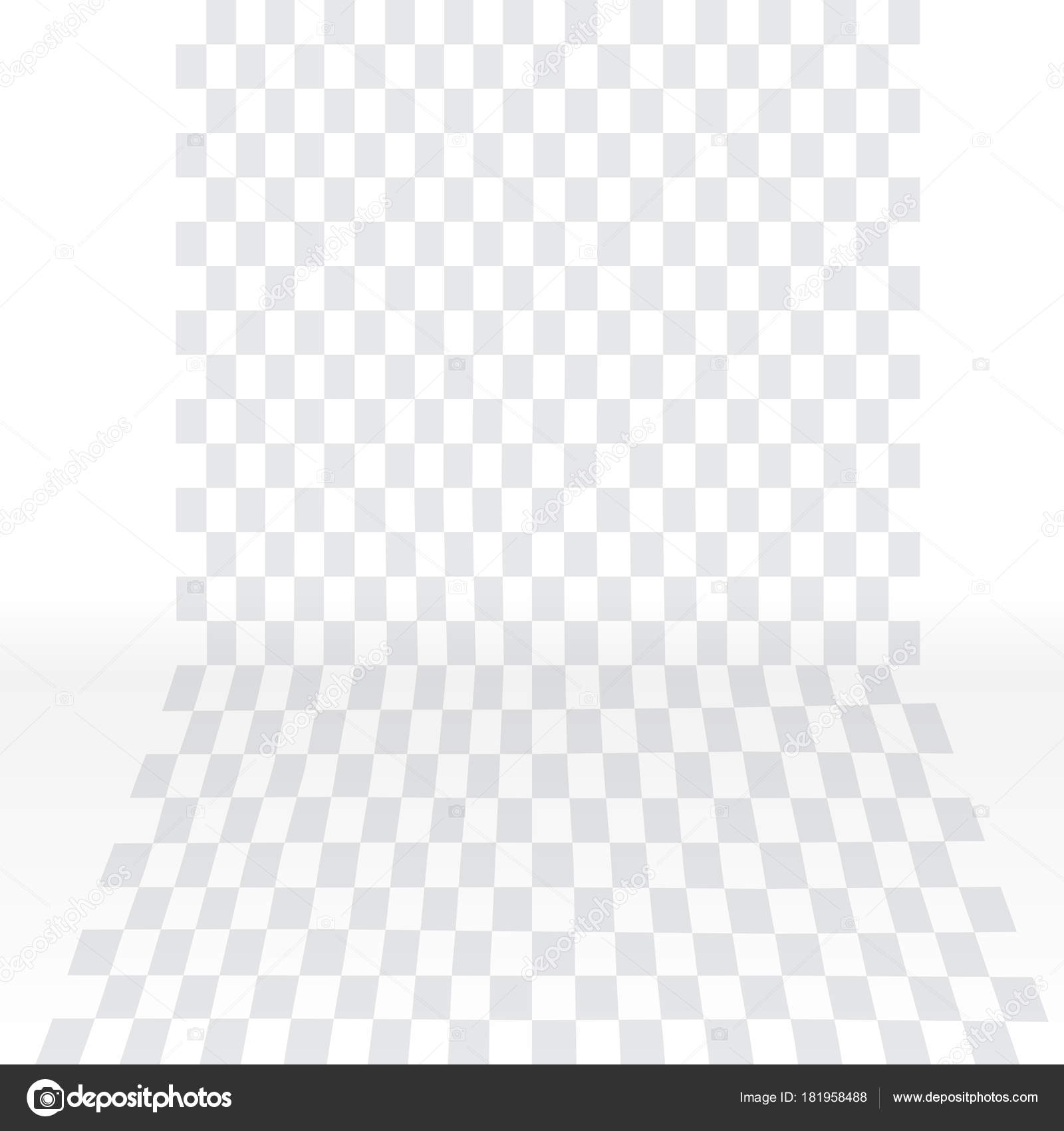 Visualization of Transparent background with bends on the sides. Vector ...
