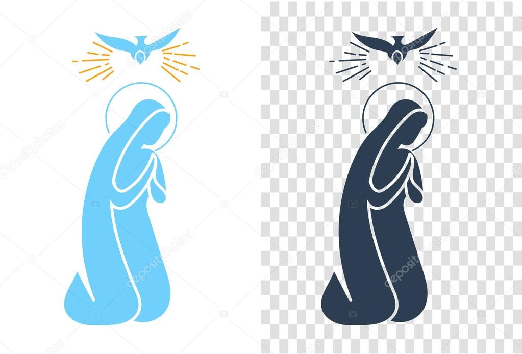 Icono Anunciación Virgen María 2022