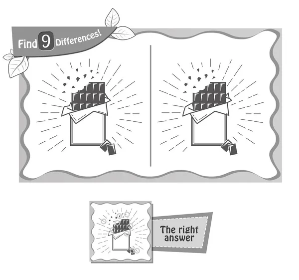 Game black find 9 differences sports olympic — Stock Vector ...