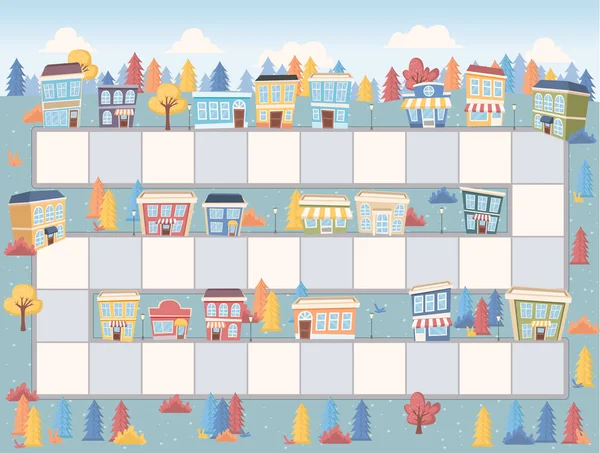 Pattern with buildings — Stock Vector © romantiche #22205737