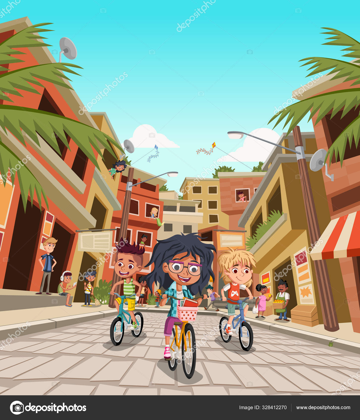 Imagens De Desenhos Animados De Bairro