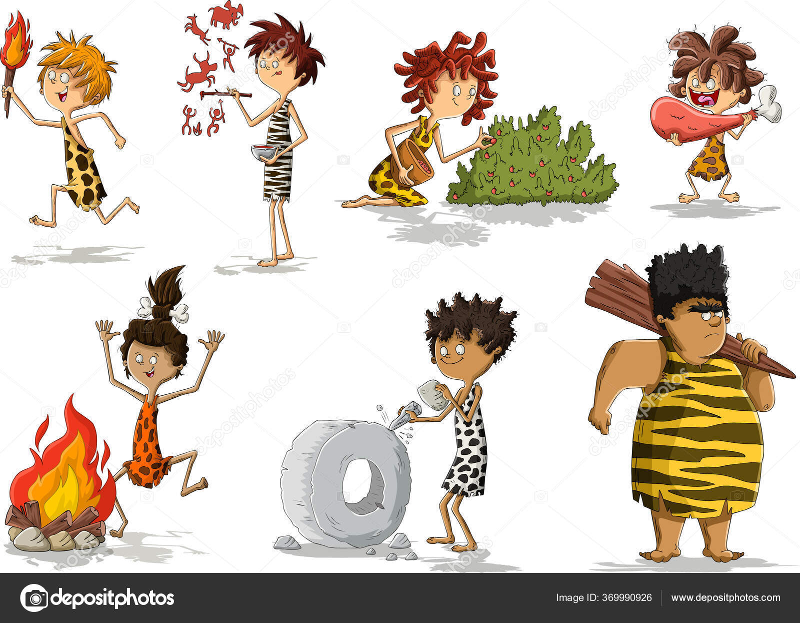 Neolithic Cartoon People