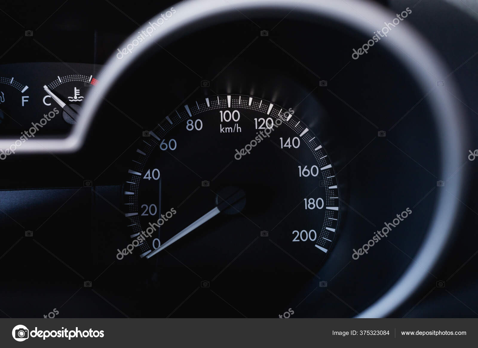 Car Dashboard Auto Digital Fast Speed Meter Number Kilometer Control ...