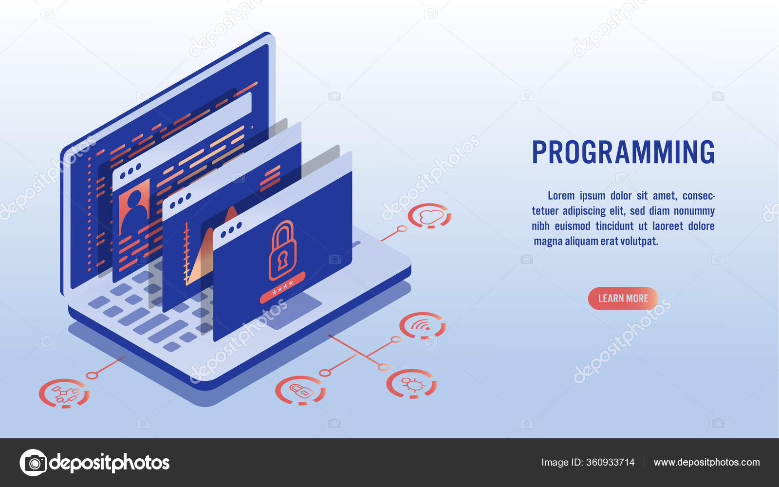 Software Development Coding Programming Data Analysis Concept Programming Language Coding Stock ...