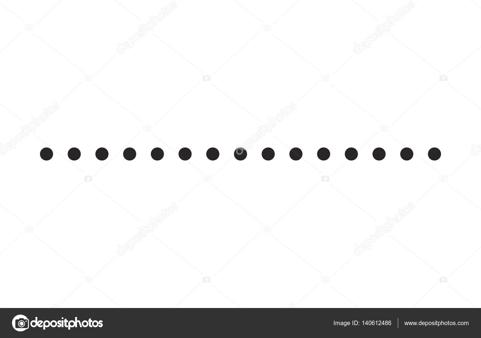 Dotted line simple shape vector symbol icon design. Stock Vector Image ...
