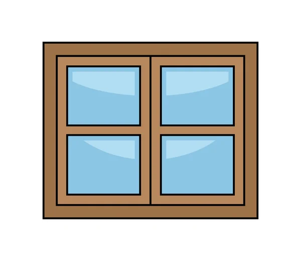 Finestra cartone animato simbolo vettoriale icona design . - Grafica ...