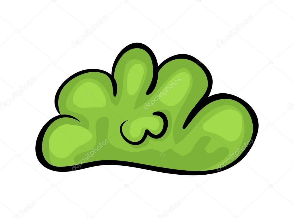 dise o de icono de s mbolo de vector de dibujos animados arbusto. Hermosa ilustraci n i 2024