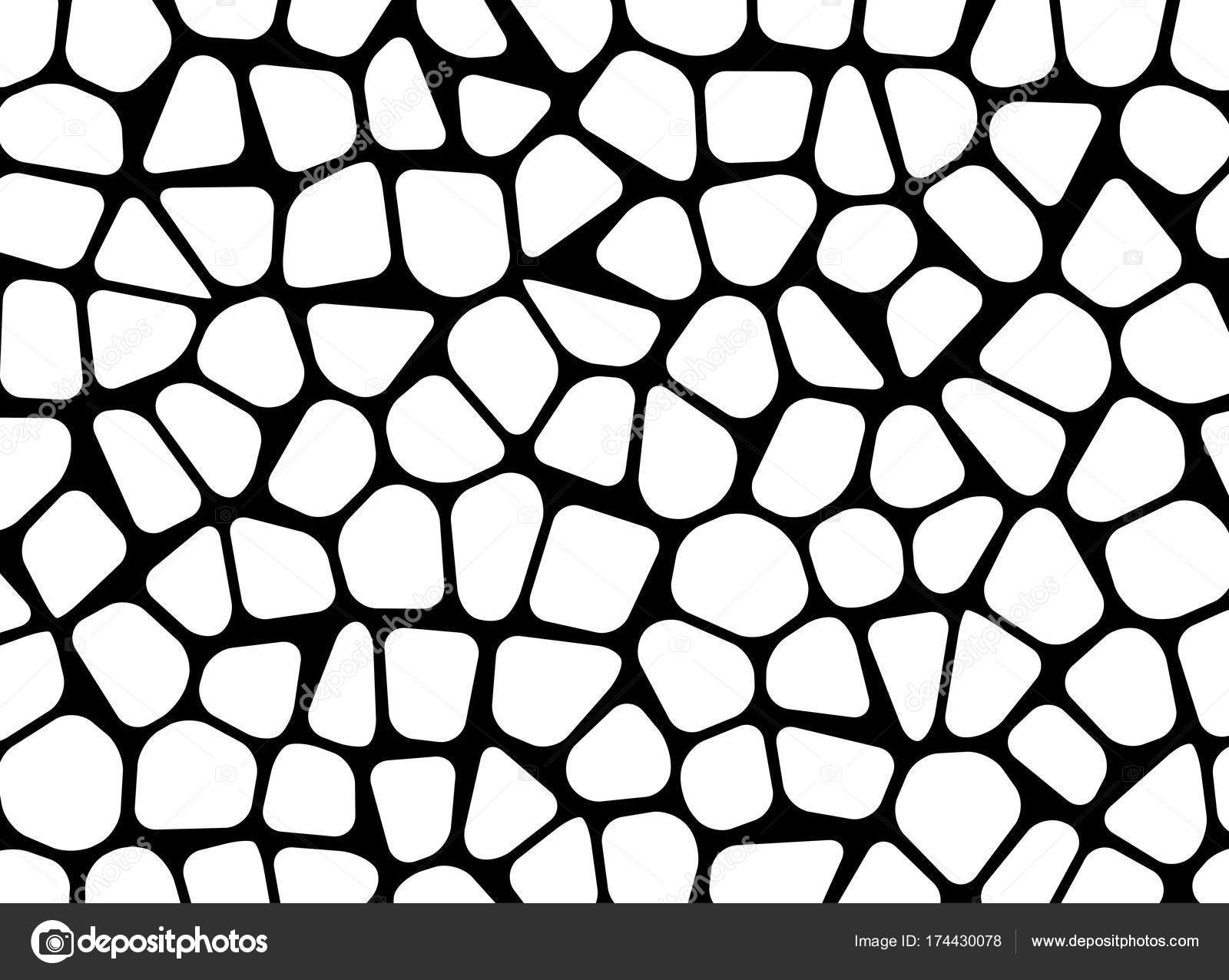 Stone pebble texture silhouette mosaic vector background wallpap Stock ...