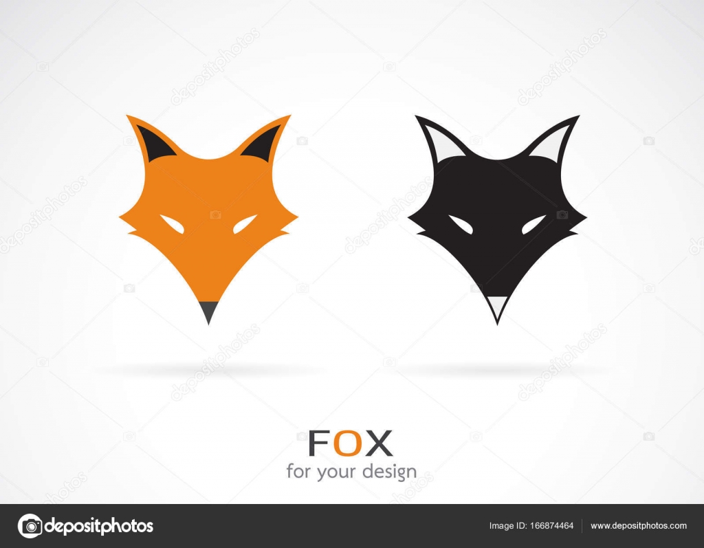 Vector of a fox face design on white background. Wild Animals. F Stock ...