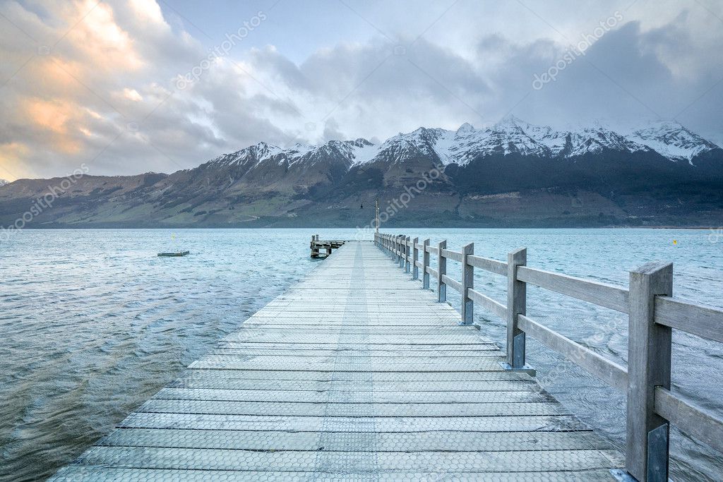 Wooden platform jetty — Stock Photo © AkuBest79 #125482292