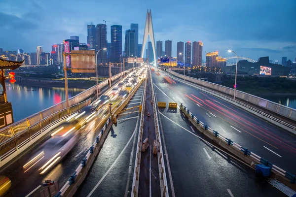 Qiansimen Bridge in Chongqing, China. — Stock Editorial Photo ...