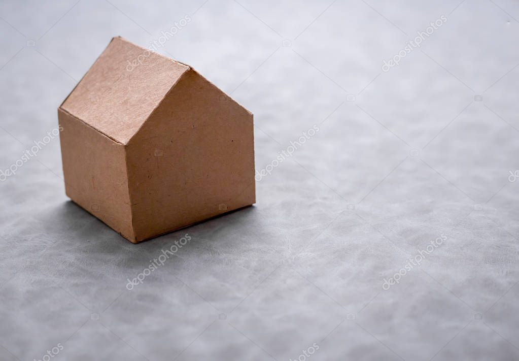 House in brown recycled paper Stock Photo by ©whyframeshot 130143210