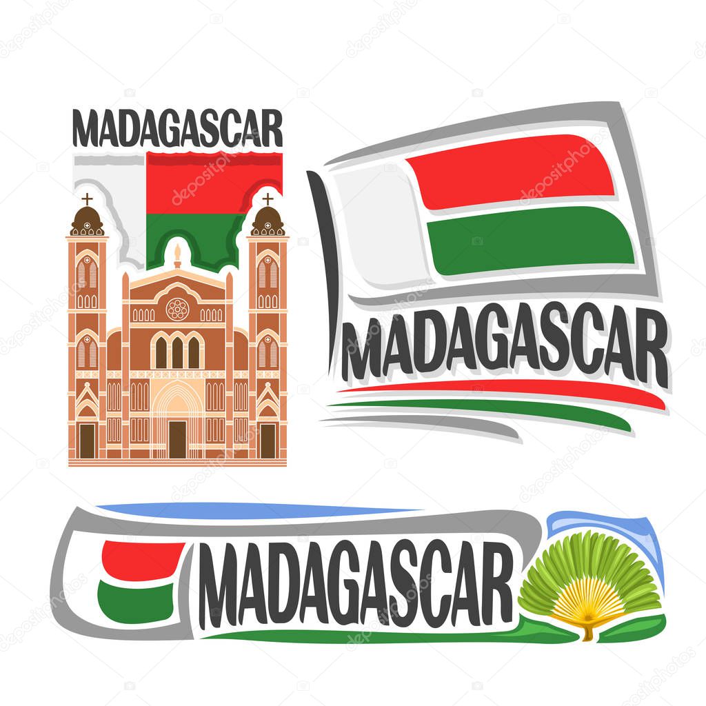 Vector logo Madagascar Stock Vector Image by ©mihmihmal #130395152