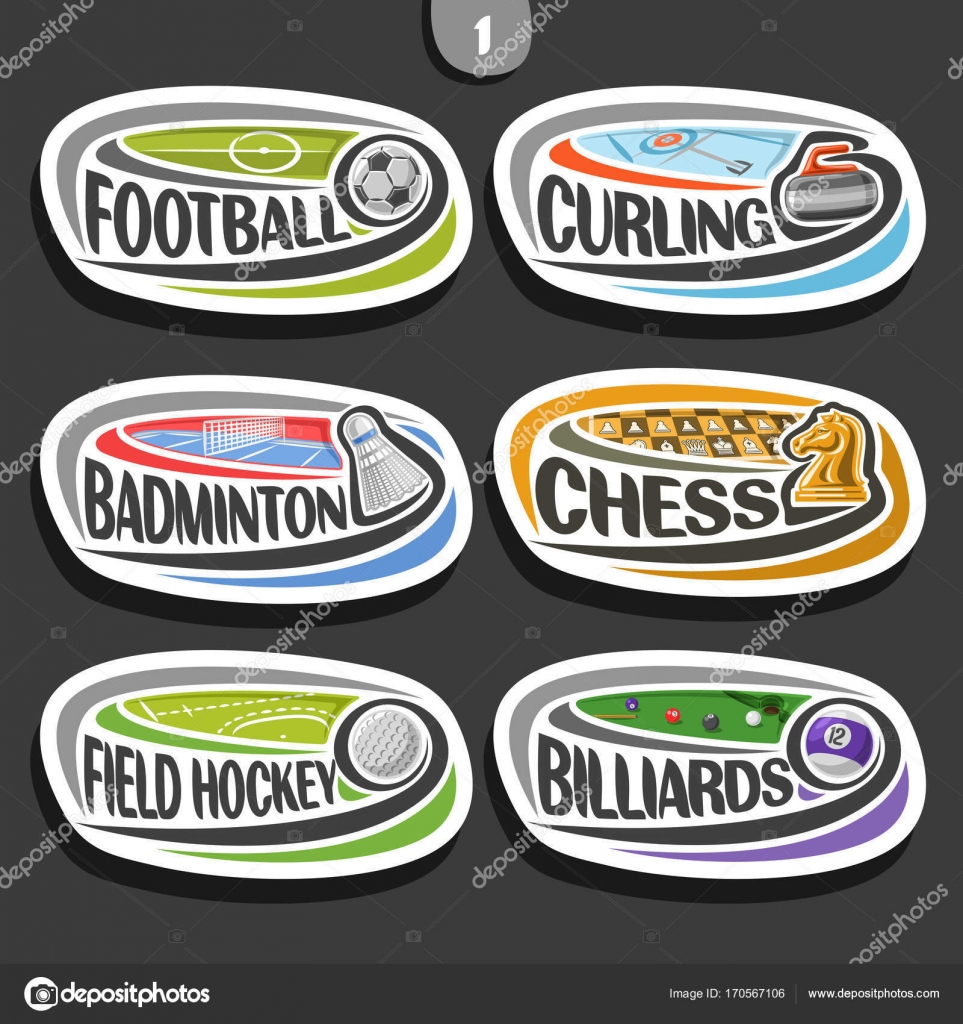 Vector set of sport logos Stock Vector Image by ©mihmihmal #170567106