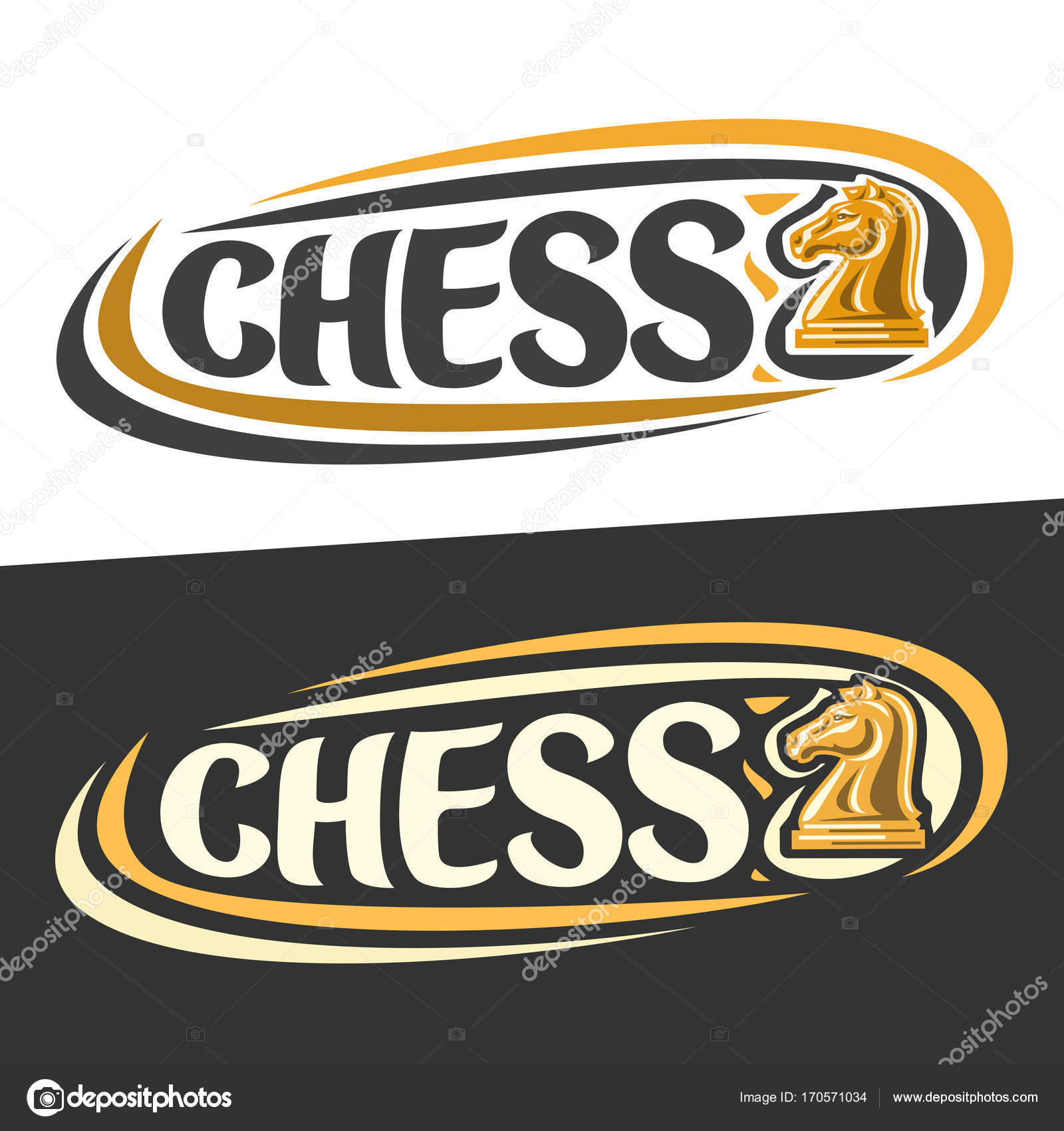Vector logos for Chess game Stock Vector by ©mihmihmal 170571034