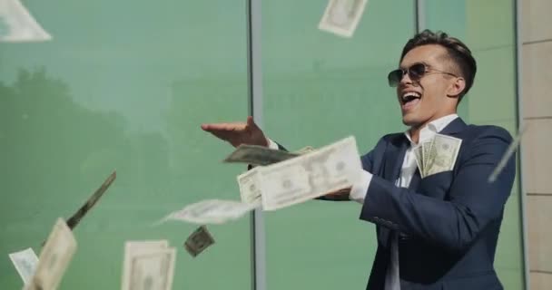 The Wolf Of Wall Street Throwing Money