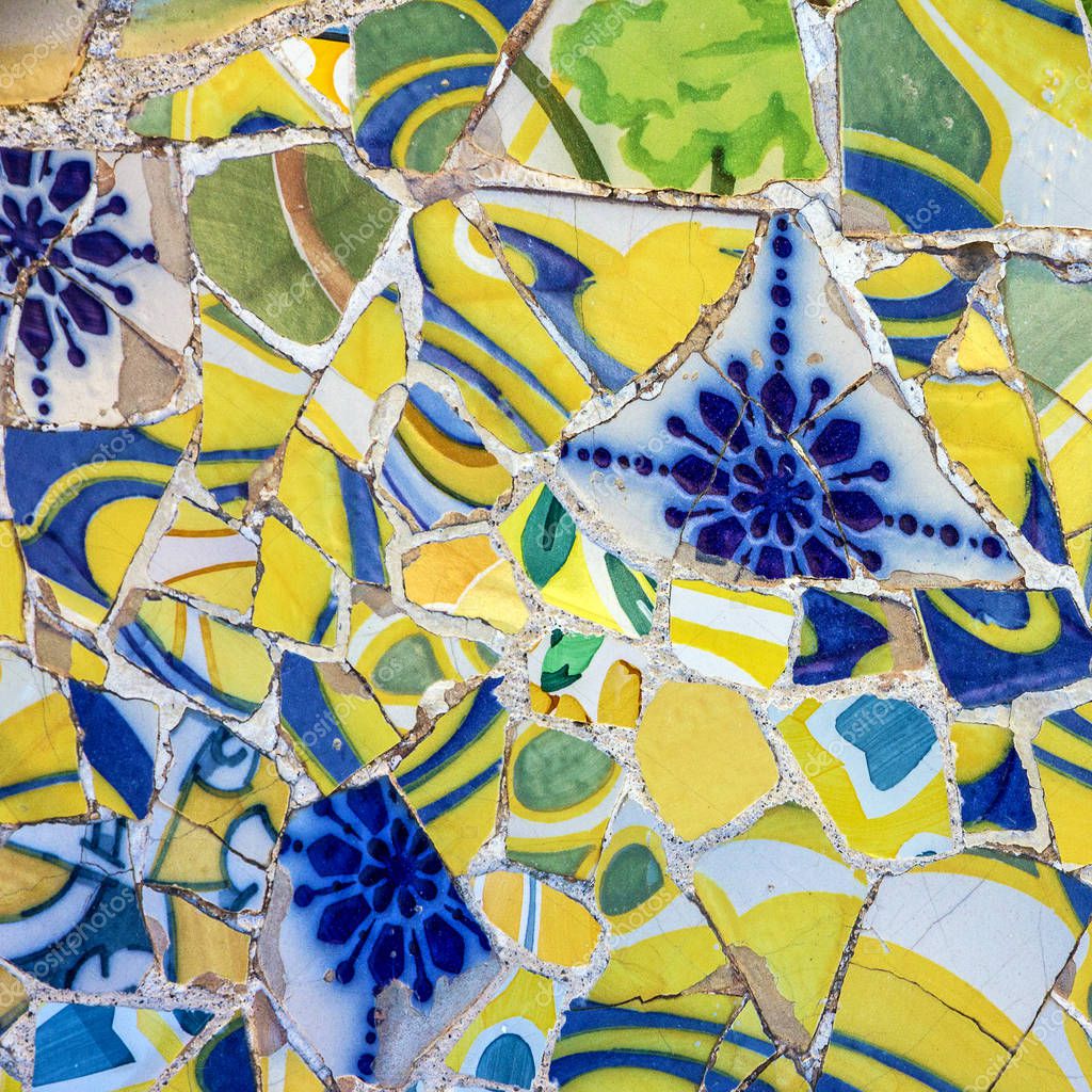 Broken Glass Mosaic Tile