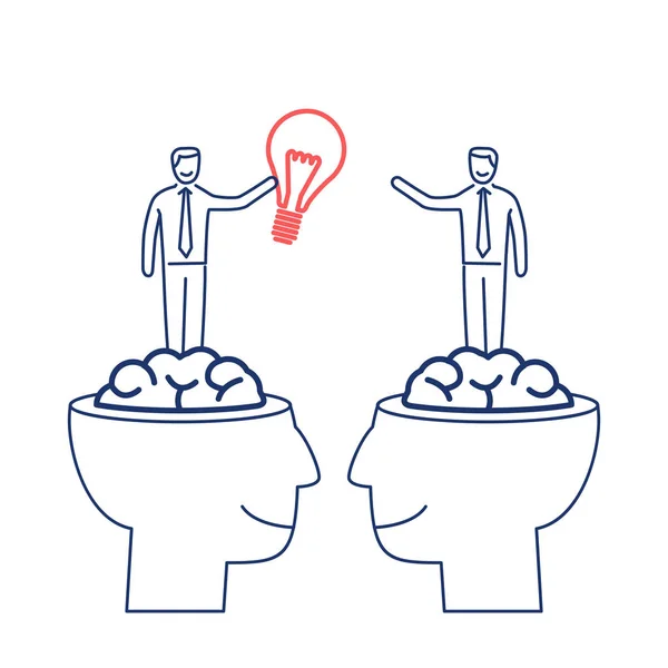 Sharing and exchanging ideas - Stock Image - Everypixel