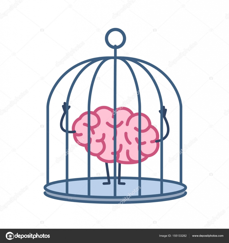 Captive and imprisoned mind Stock Vector Image by ©HonzaHruby #155133282
