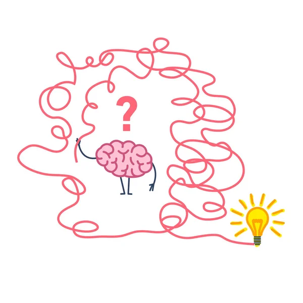 Confused brain image Stock Vector Image by ©HonzaHruby #155133838