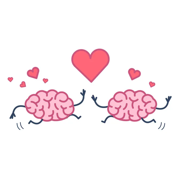 Brain and heart handshake Stock Vector Image by ©HonzaHruby #172876922