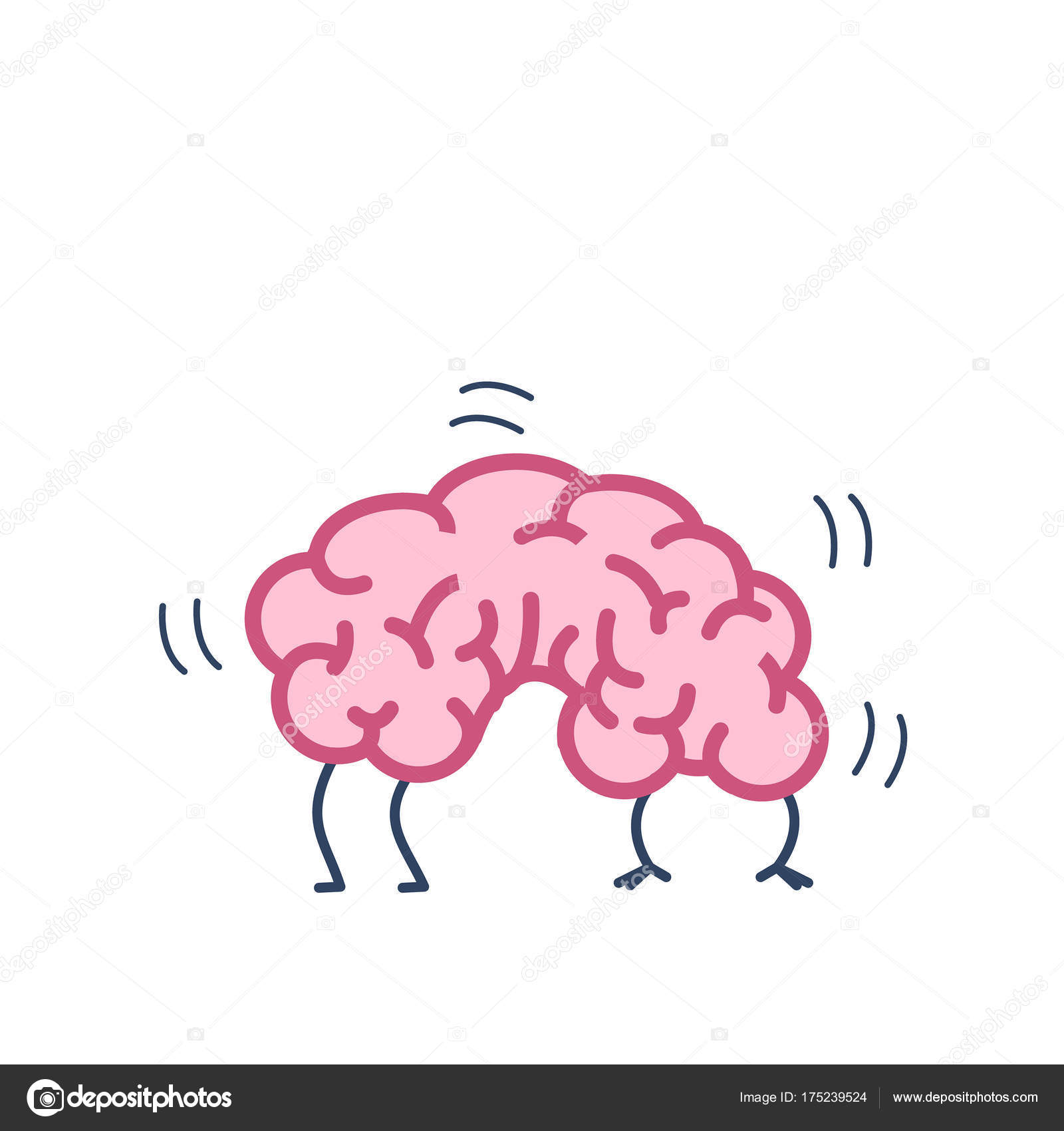 Ilustración de la plasticidad cerebral Vector de stock #175239524 de ...