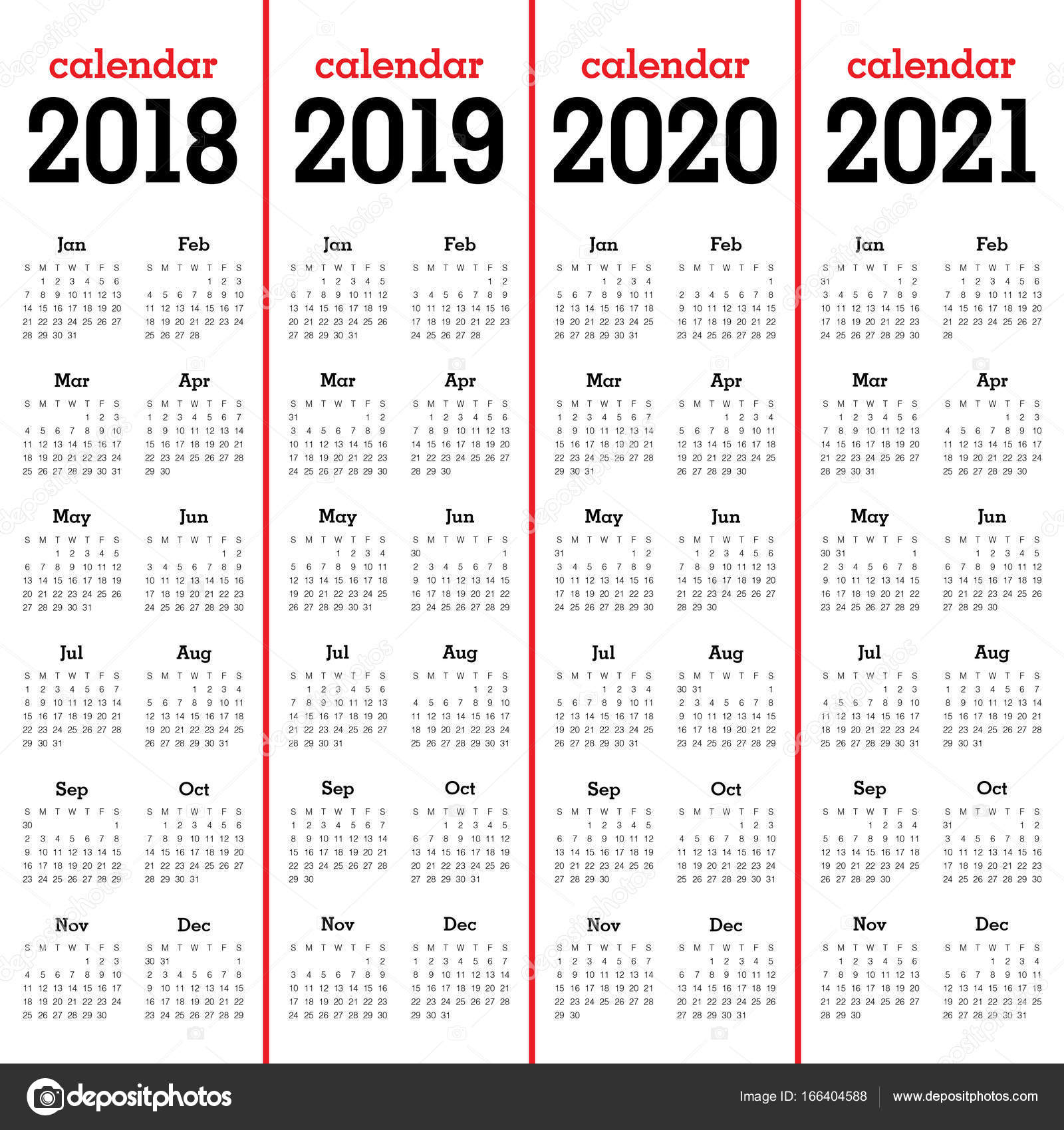 Calendário 2020 2021