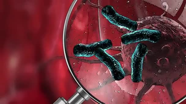 Animation Damaged Disintegrating Cancer Cell — Stock Video © vitanovski ...