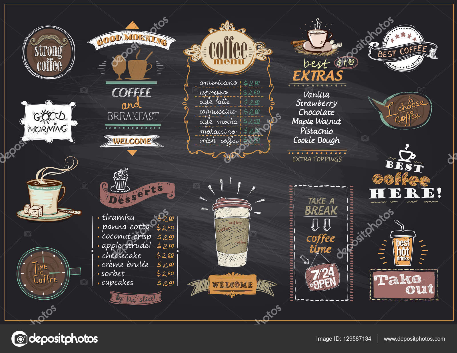 Cafe Menu Design Ideas
