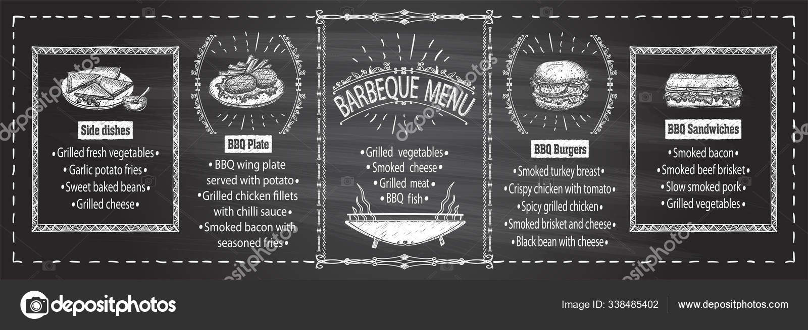 Chalkboard Menu Template
