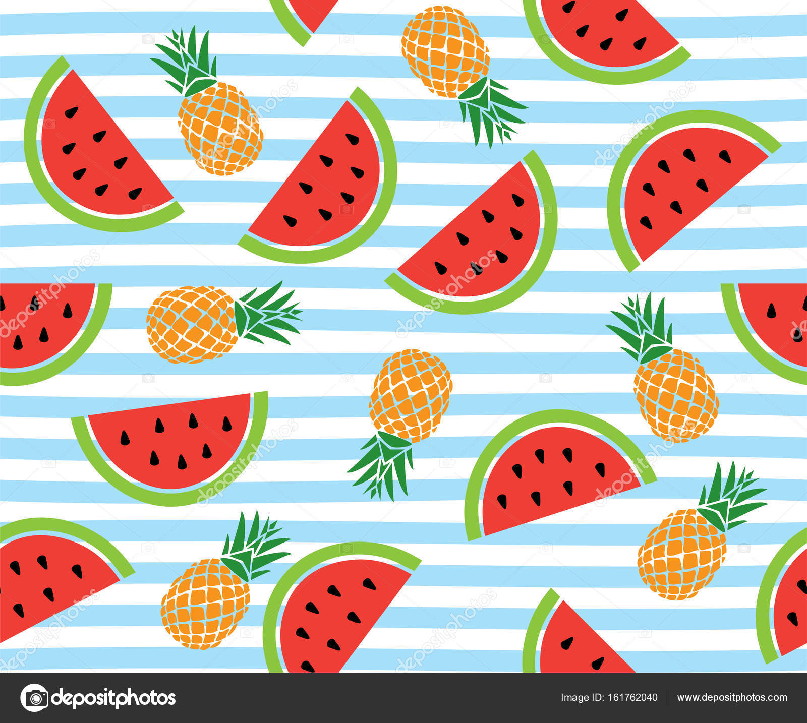 Watermelon Seamless Backround Stock Vector by ©lilac-design 161762040