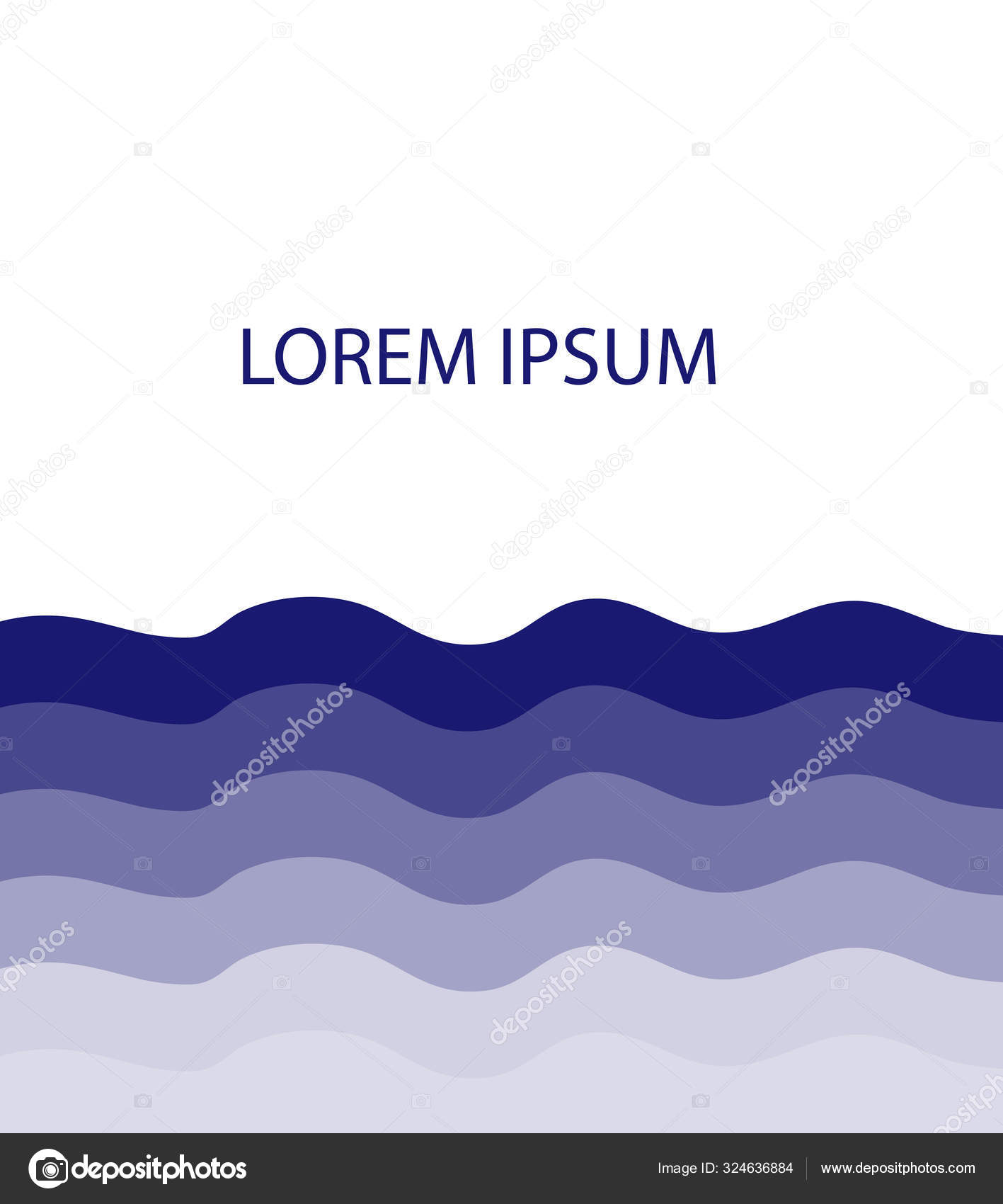 Vector Waves Background Stock Vector by ©lilac-design 324636884