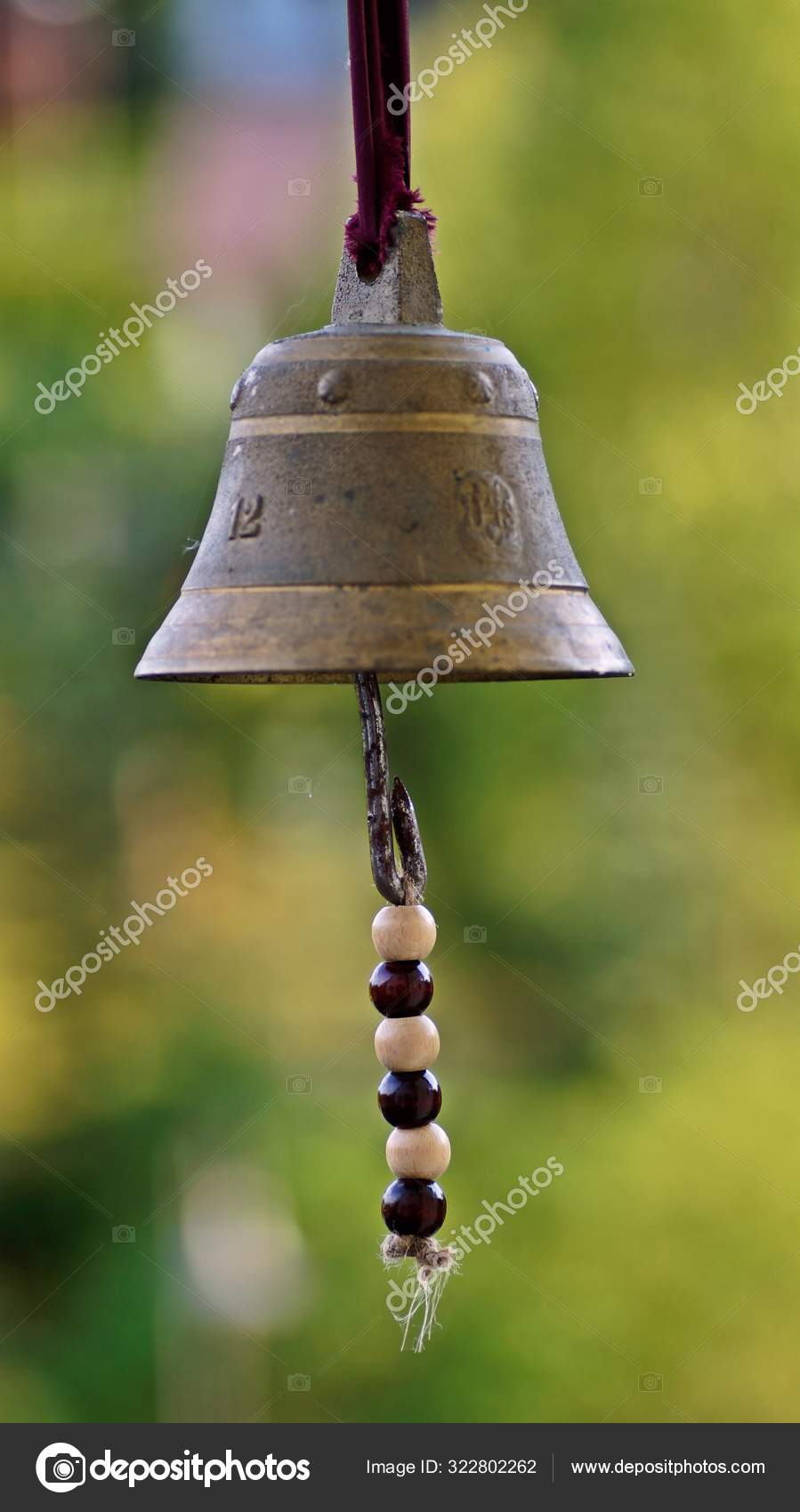 Free hanging bronze bell in the Eifel in Germany Stock Photo by ©walldi ...