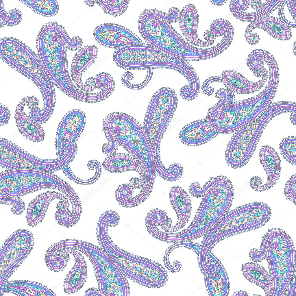 Paisley design pattern Stock Vector by ©daicokuebisu #124908734