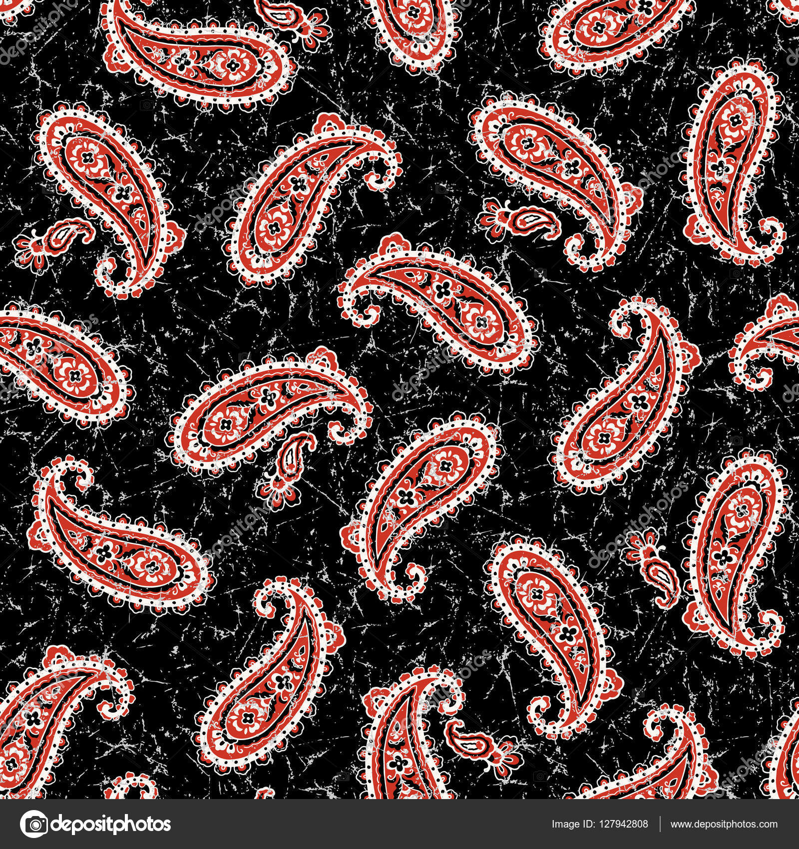 Paisley design pattern Stock Vector Image by ©daicokuebisu #127942808