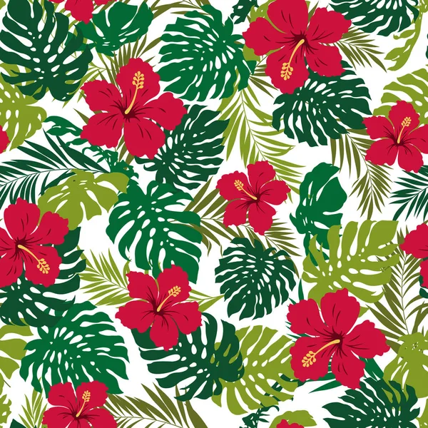 Tropical plants pattern Stock Vector Image by ©daicokuebisu #134852958