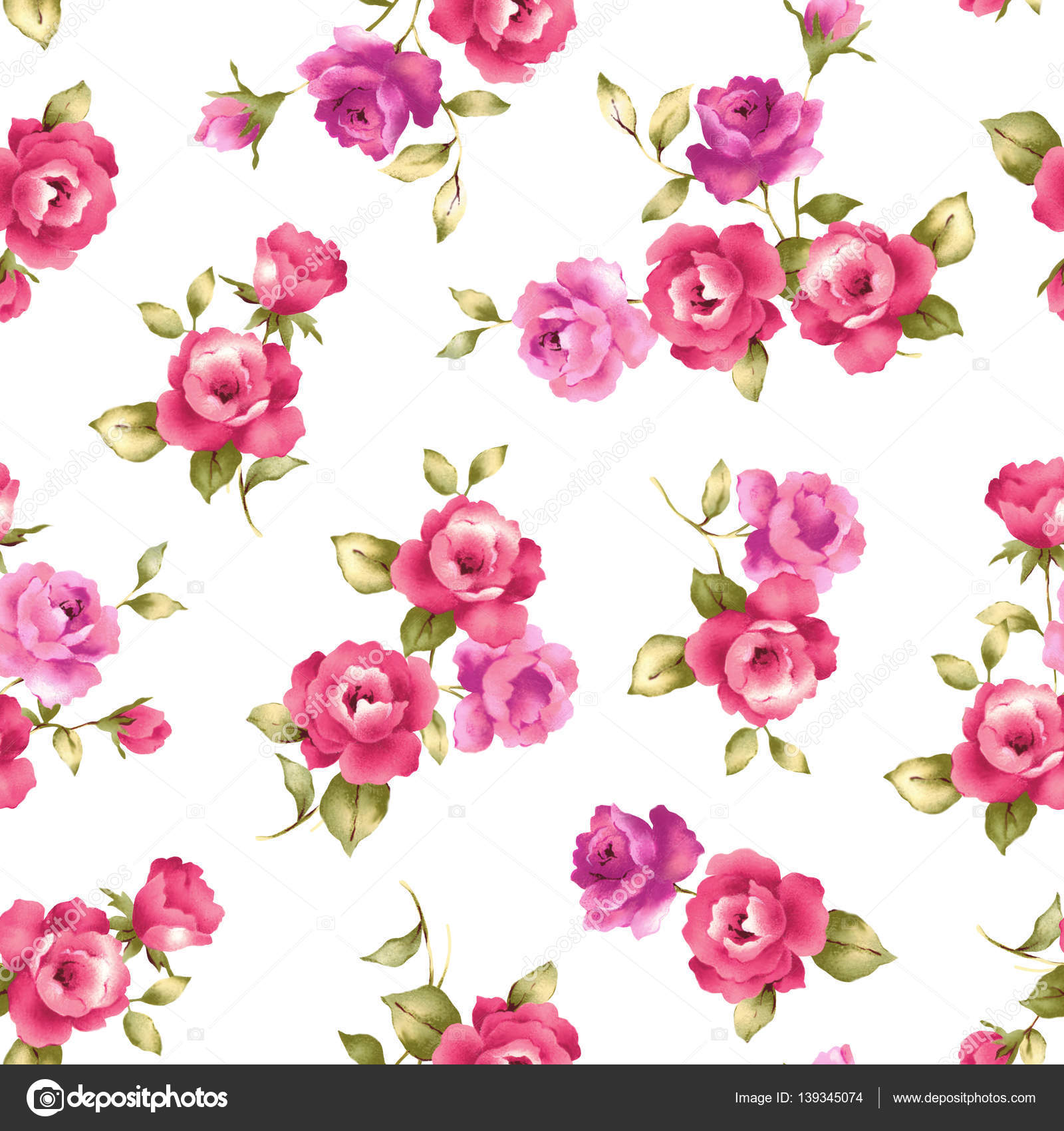 Rose patrón de ilustración Ilustración de stock de ©daicokuebisu #139345074