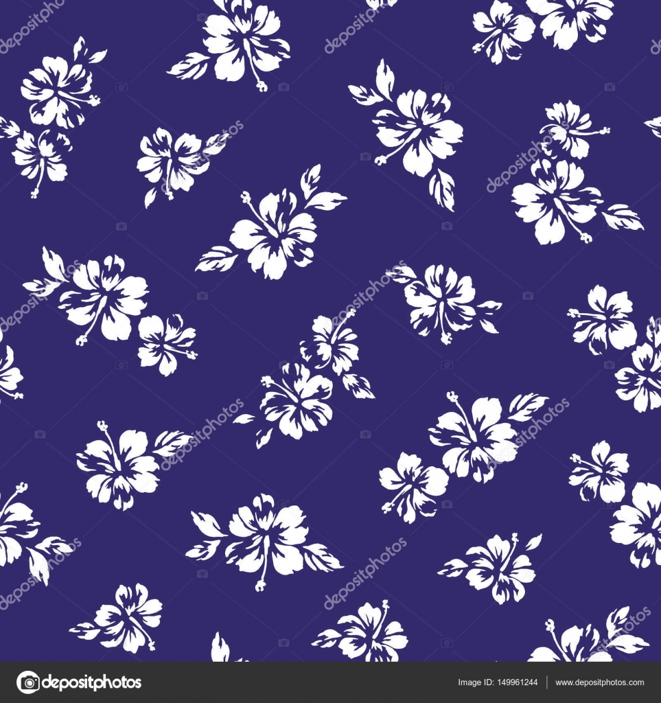 Hibiscus flower pattern Stock Vector Image by ©daicokuebisu #149961244