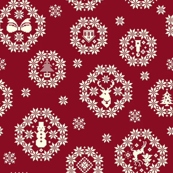 Nordic pattern illustration.I designed a traditional Nordic pattern ...